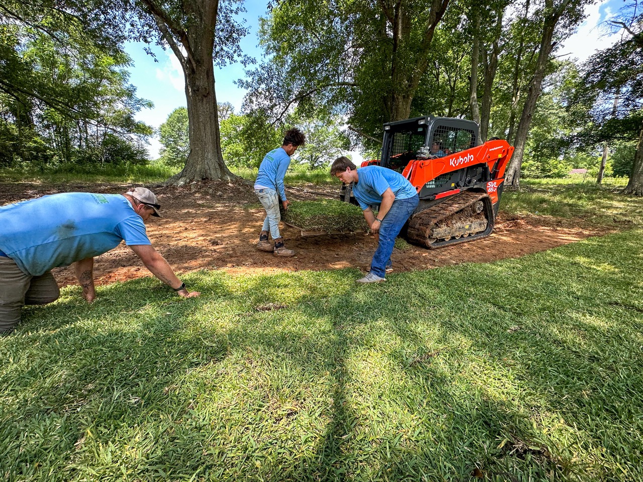 Sod Installation and Site Work - Landscape Creative